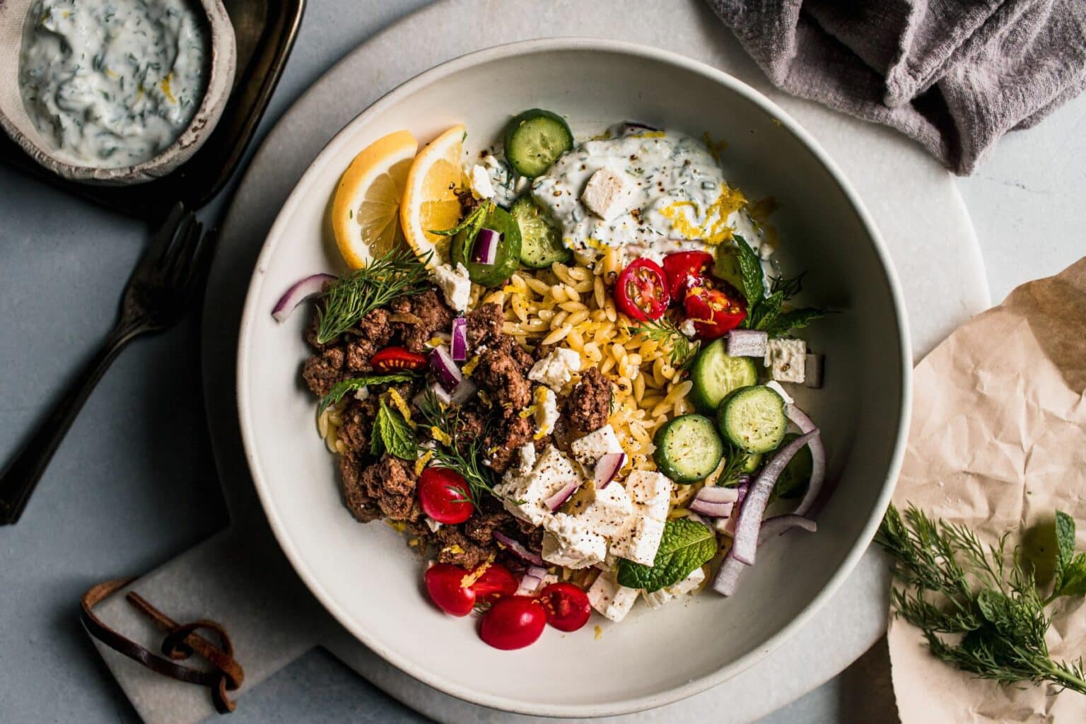 Greek Lamb Bowls